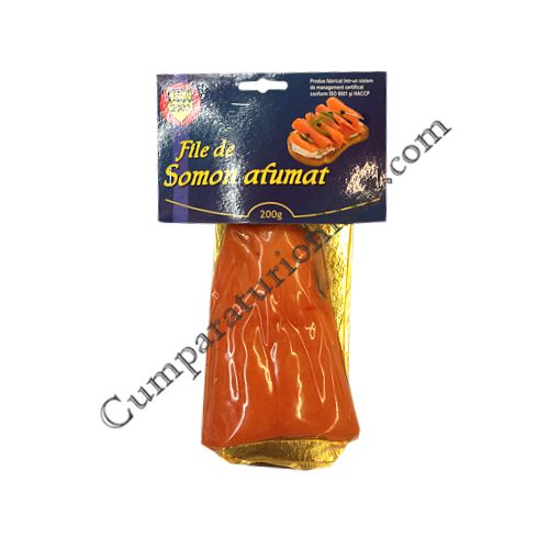 File de somon afumat Negro 200 gr. - din categoria Peste,file, peste ...