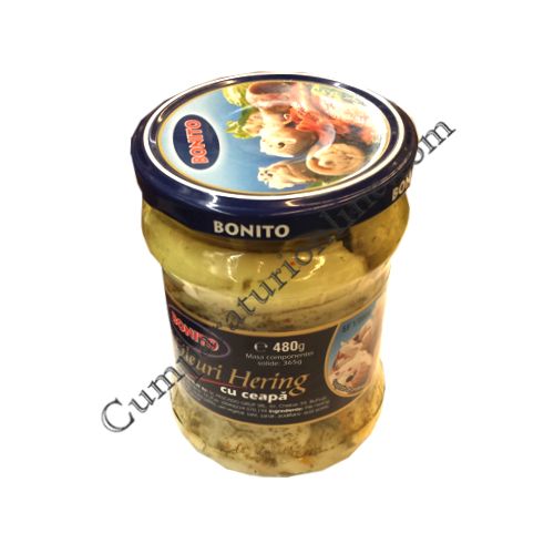 File hering cu ceapa Bonito 480 gr. - din categoria Salata peste,icre ...