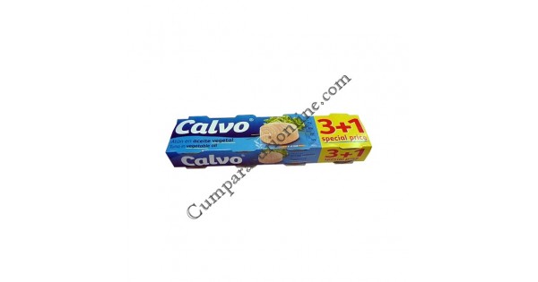 Ton in ulei vegetal Calvo 3x80gr. - din categoria Conserve de peste ...