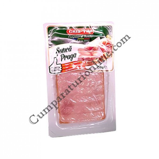 Sunca Praga feliata Cris-Tim 100 gr. - din categoria Mezeluri (Casa de ...