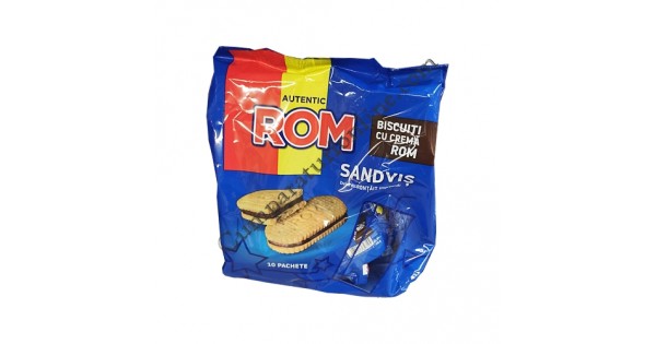 Biscuiti cu crema rom Autentic Rom 360 gr. - din categoria Biscuiti ...