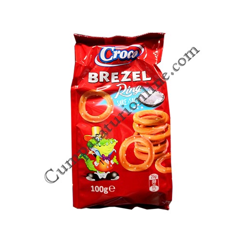 Covrigei Croco brezel Ring cu sare 100 gr. - din categoria Biscuiti ...
