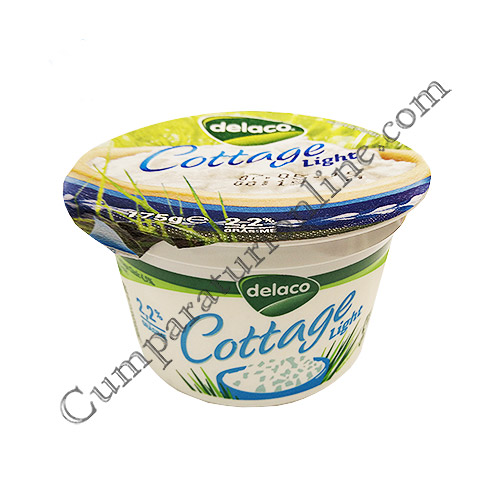 Branza Cottage Light 2,2% grasime Delaco 175 gr. - din categoria Branza ...