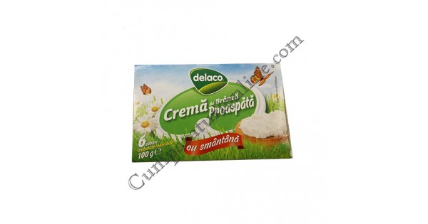 Crema de branza proaspata cu smantana cuburi Delaco 100 gr. - din ...