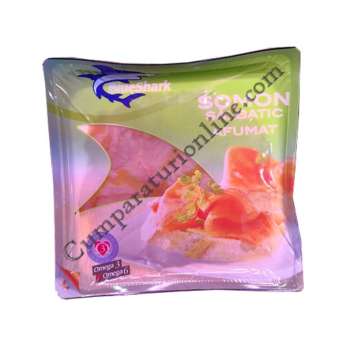 File de somon salbatic afumat Blue Shark 100 gr. - din categoria ...