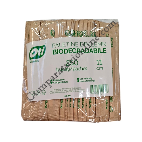 Paletine lemn Oti 11 cm. 250 buc./set - din categoria Produse de unica ...